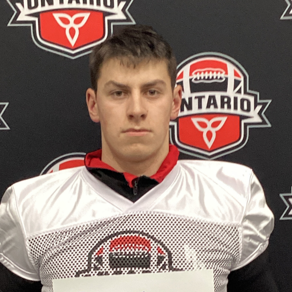 U18 Male Tackle Roster | Football Ontario