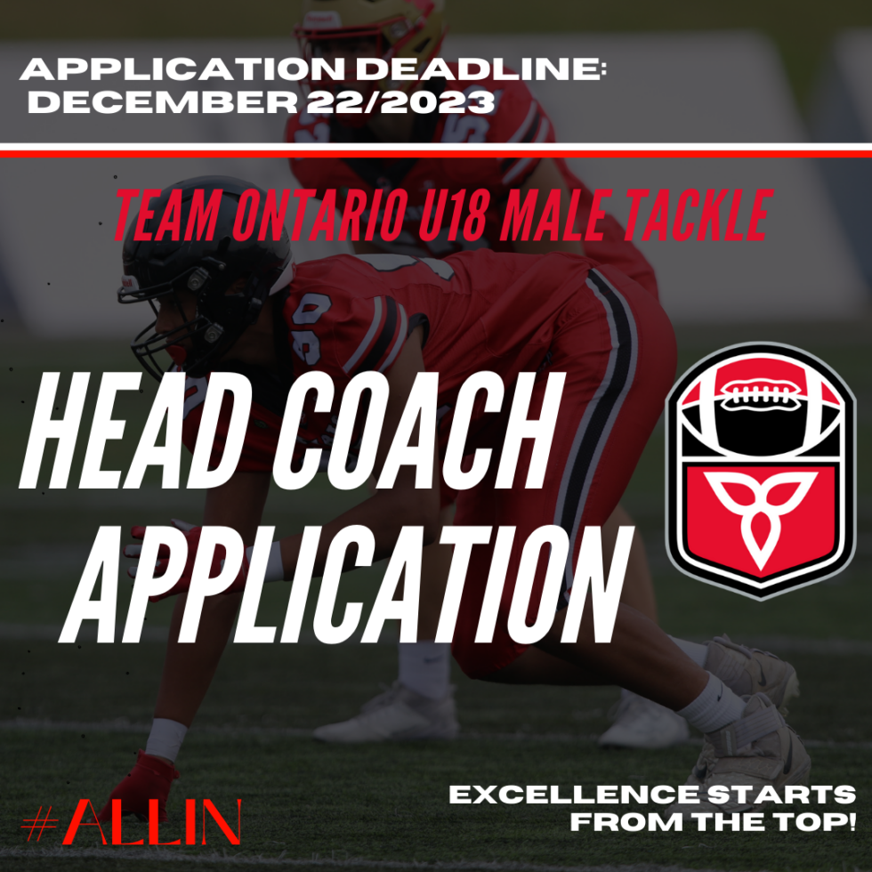 Football Ontario Accepting Application for the Team Ontario U18 Male ...