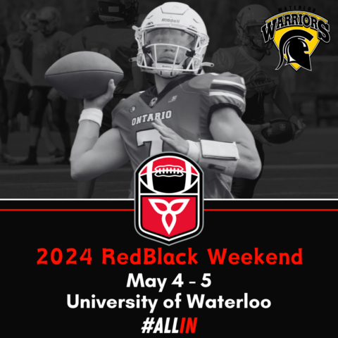 Football Ontario Announces 2024 RedBlack Weekend at the University of ...