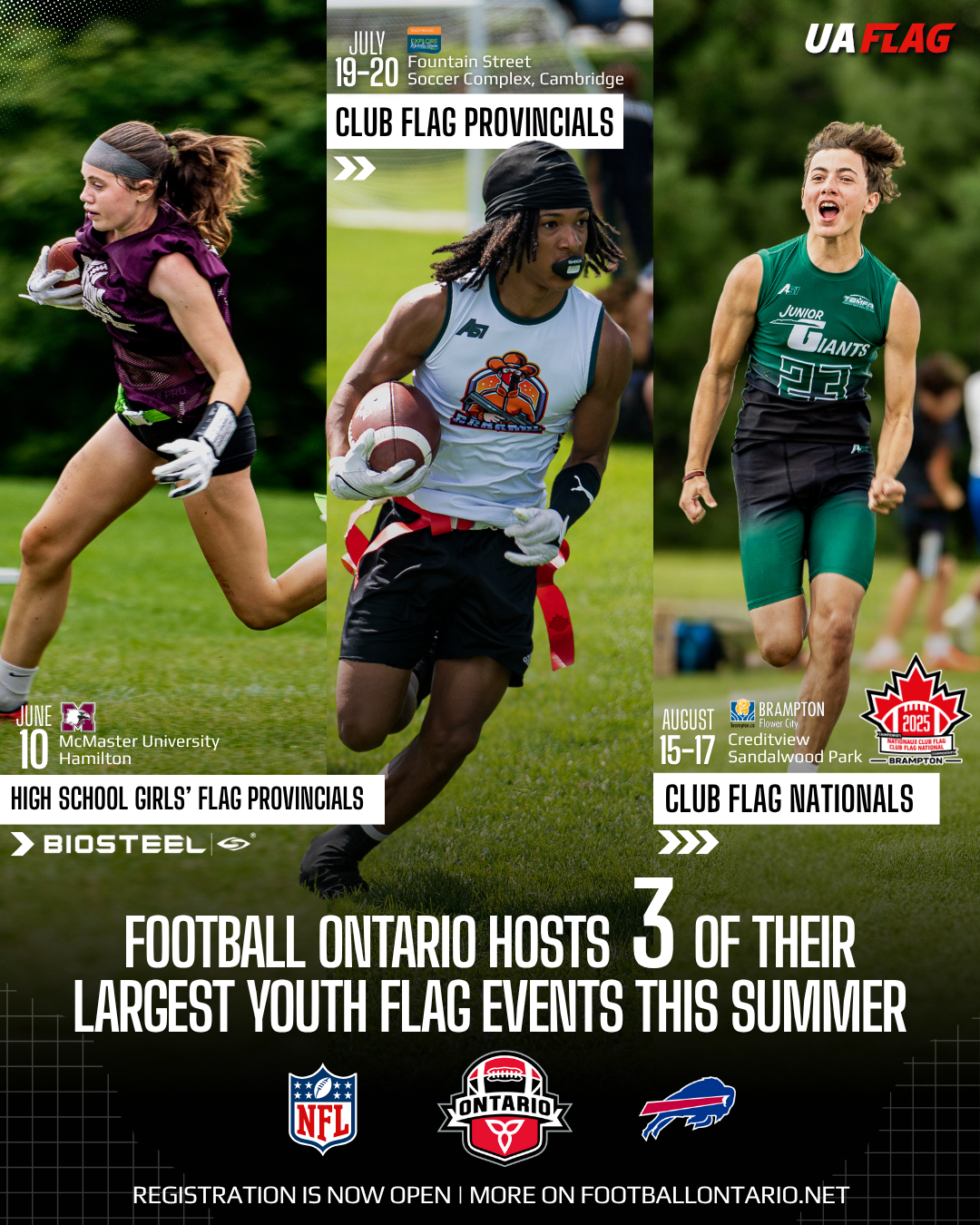 Football Ontario Announces Three 2025 Flag Championship Events ...