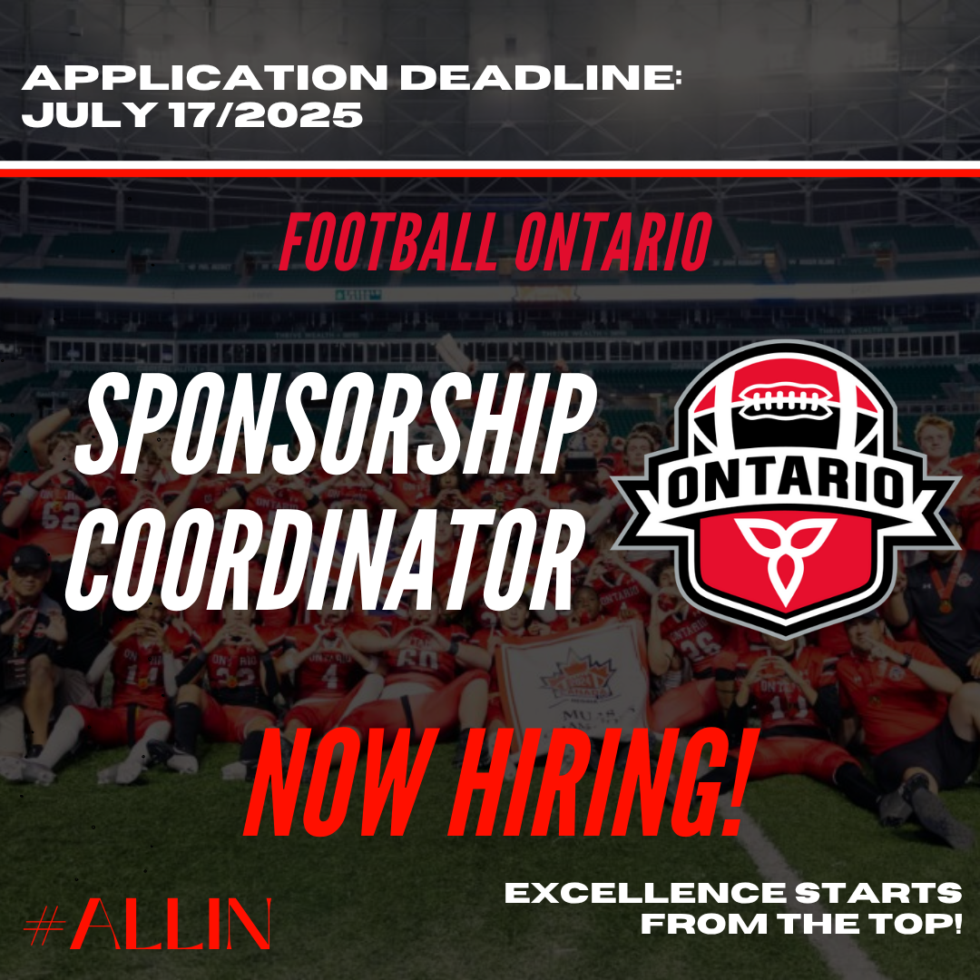 Football Ontario Accepting Applications for Sponsorship Coordinator | Football Ontario