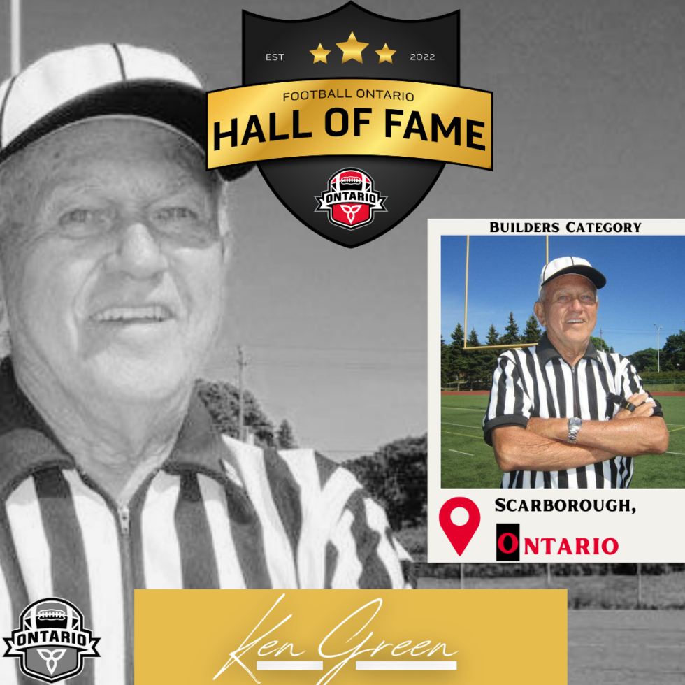 Football Ontario Mourns the Loss of Hall of Fame Official Ken Green ...