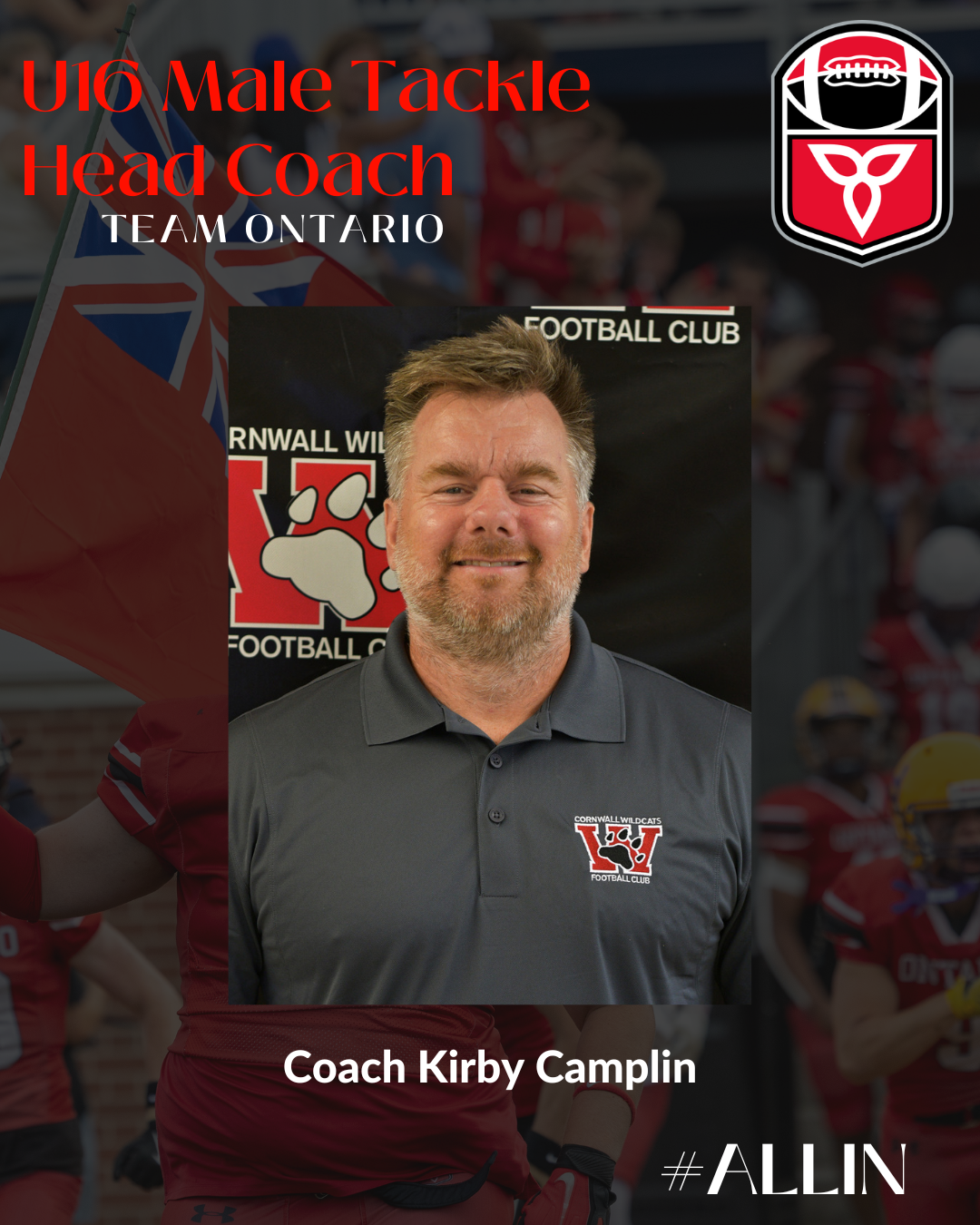 Football Ontario Announces Kirby Camplin as Head Coach of Team Ontario ...